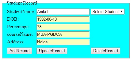 Create and Use Drop Down List - ASP.NET Program